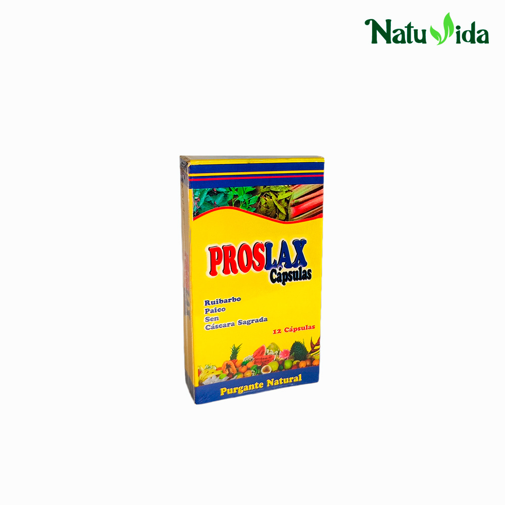Proslax Purgante Natural - Lamprax 12 Cápsulas | natuvidaoficial.com