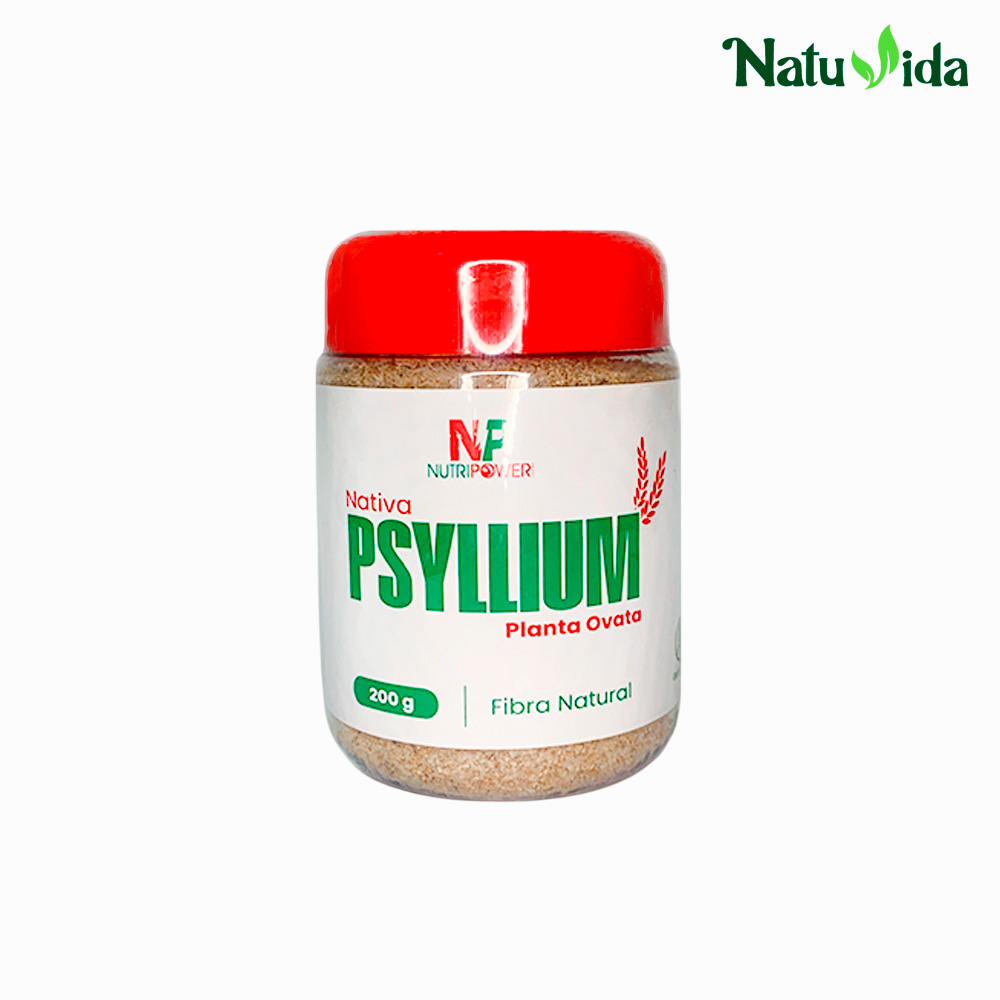 Fibra Psyllium Planta Ovata - NutriPower 200gr | natuvidaoficial.com